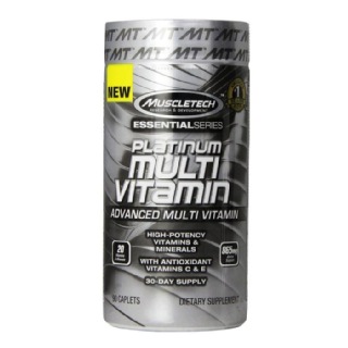MuscleTech Platinum Multivitamin, Unflavoured 90 caplets online in ...