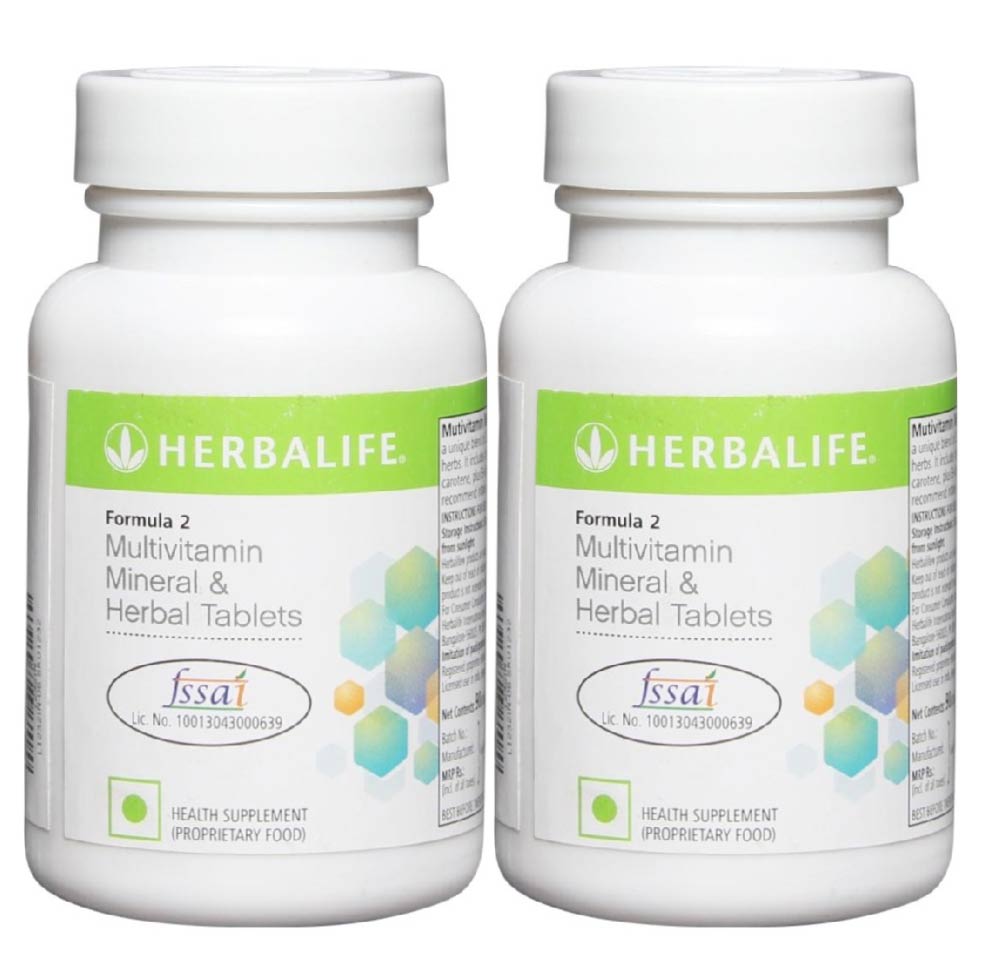 Herbalife Formula 2 Multivitamin Mineral And Herbal Tablets (Pack of 2 ...
