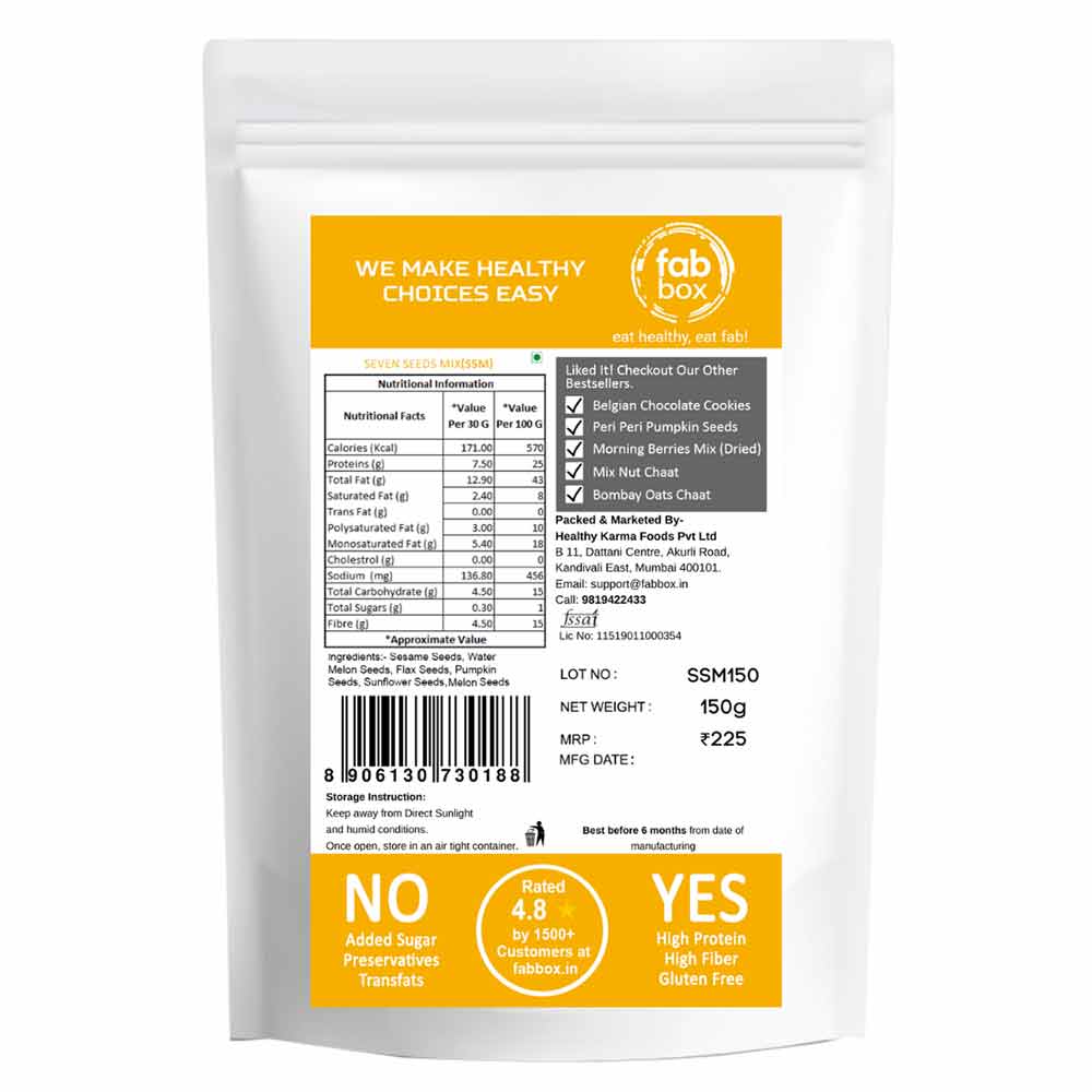 Seven Seeds Mix at Best Price in India | https://www.healthkart.com/
