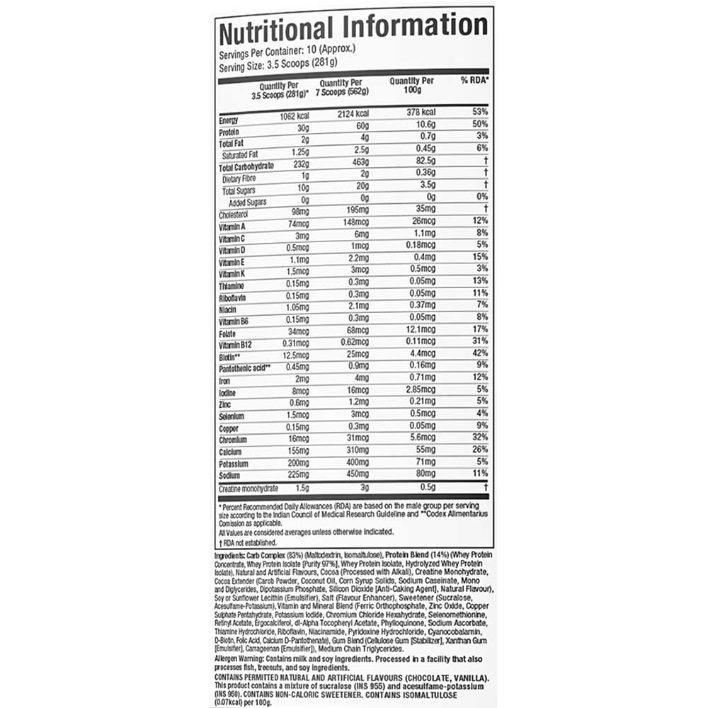 MuscleTech Mass Tech Extreme 2000, 22 lb Triple Chocolate Brownie ...