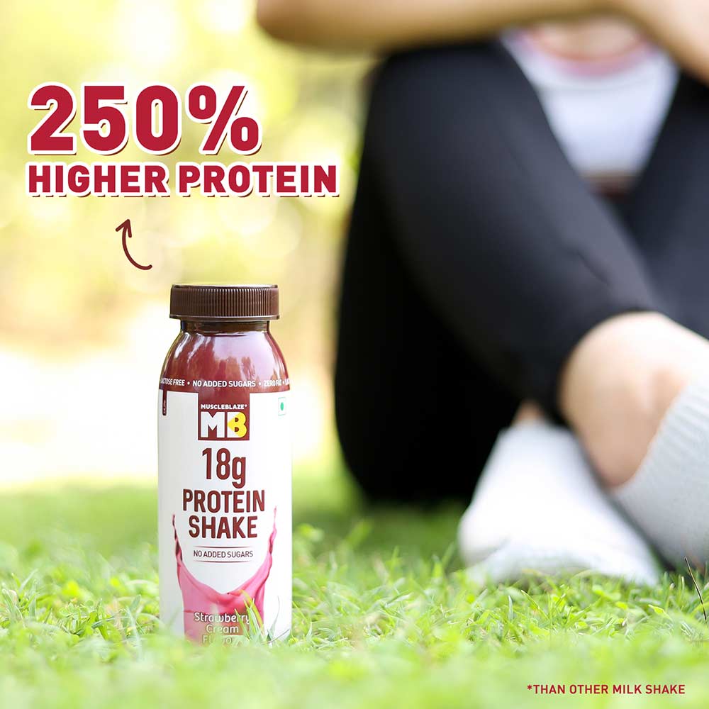 MuscleBlaze 18g Chocolate Protein Shake Online @Best Prices