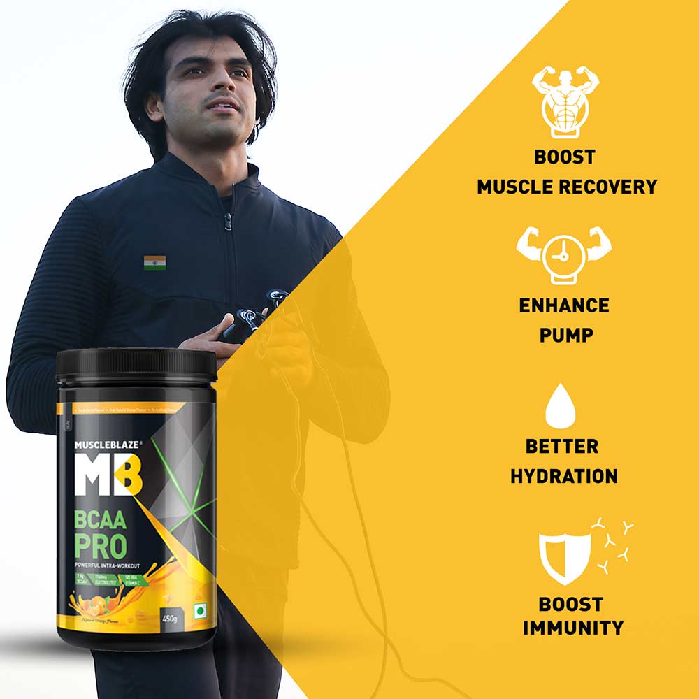 MuscleBlaze BCAA Pro Intra Workout Drink - (Watermelon, 0.99 lb)