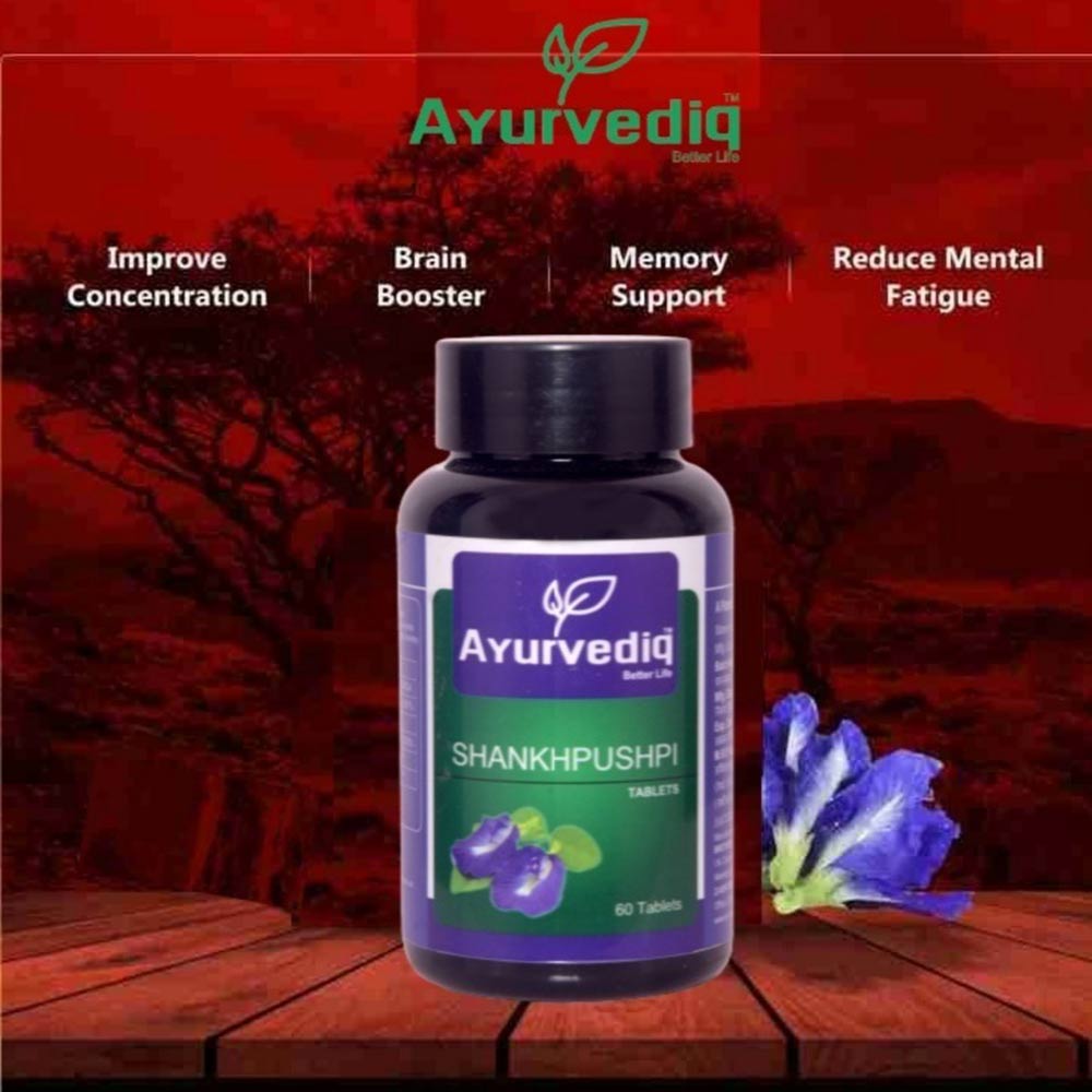 Ayurvediq Better Life Shankhpushpi, 60 tablet(s) at Best Price in India ...