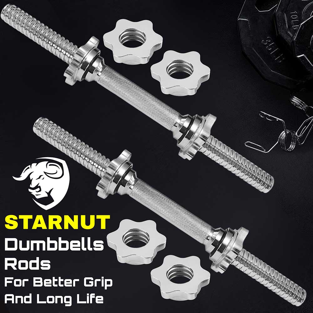 Steel Weight Adjustable Star Nut Dumbbell Set at Best Price in India ...