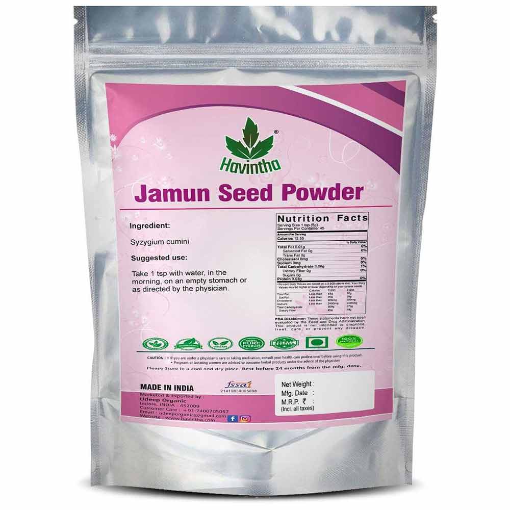 Jamun Seed Powder at Best Price in India | https://www.healthkart.com/