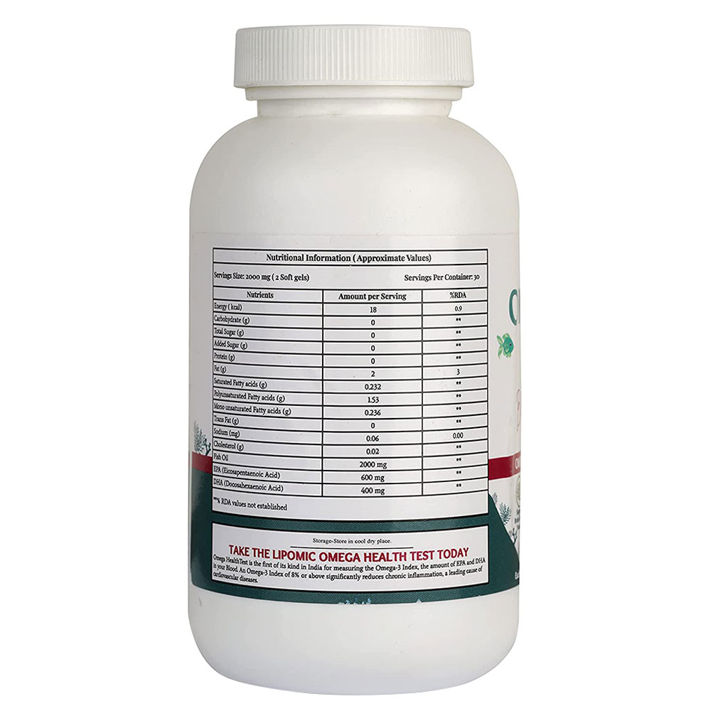 Omega-3 Fish Oil 1000mg (Pack of 2) at Best Price in India | https ...